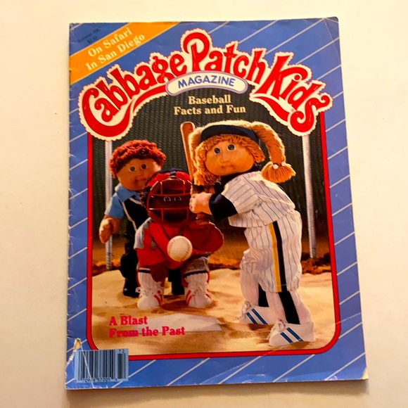Cabbage Patch Kids | Other | 987 Cabbage Patch Kids Magazine Baseball ...